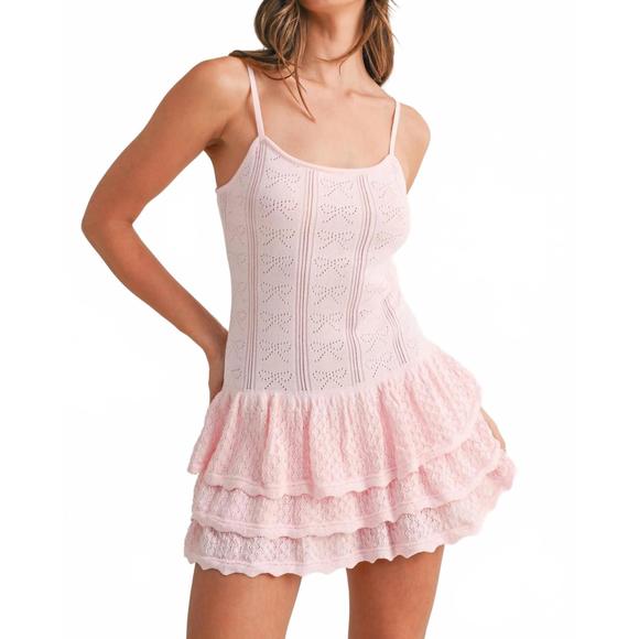 LELE | Dresses | New Lele Maggie Bow Mini Dress In Pink | Poshmark